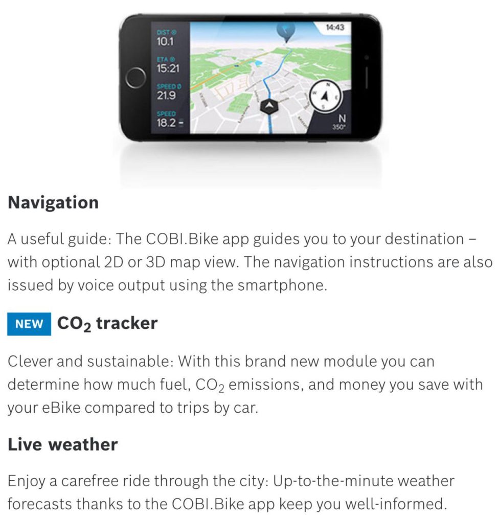 Bosch Smartphone Hub features – Propel